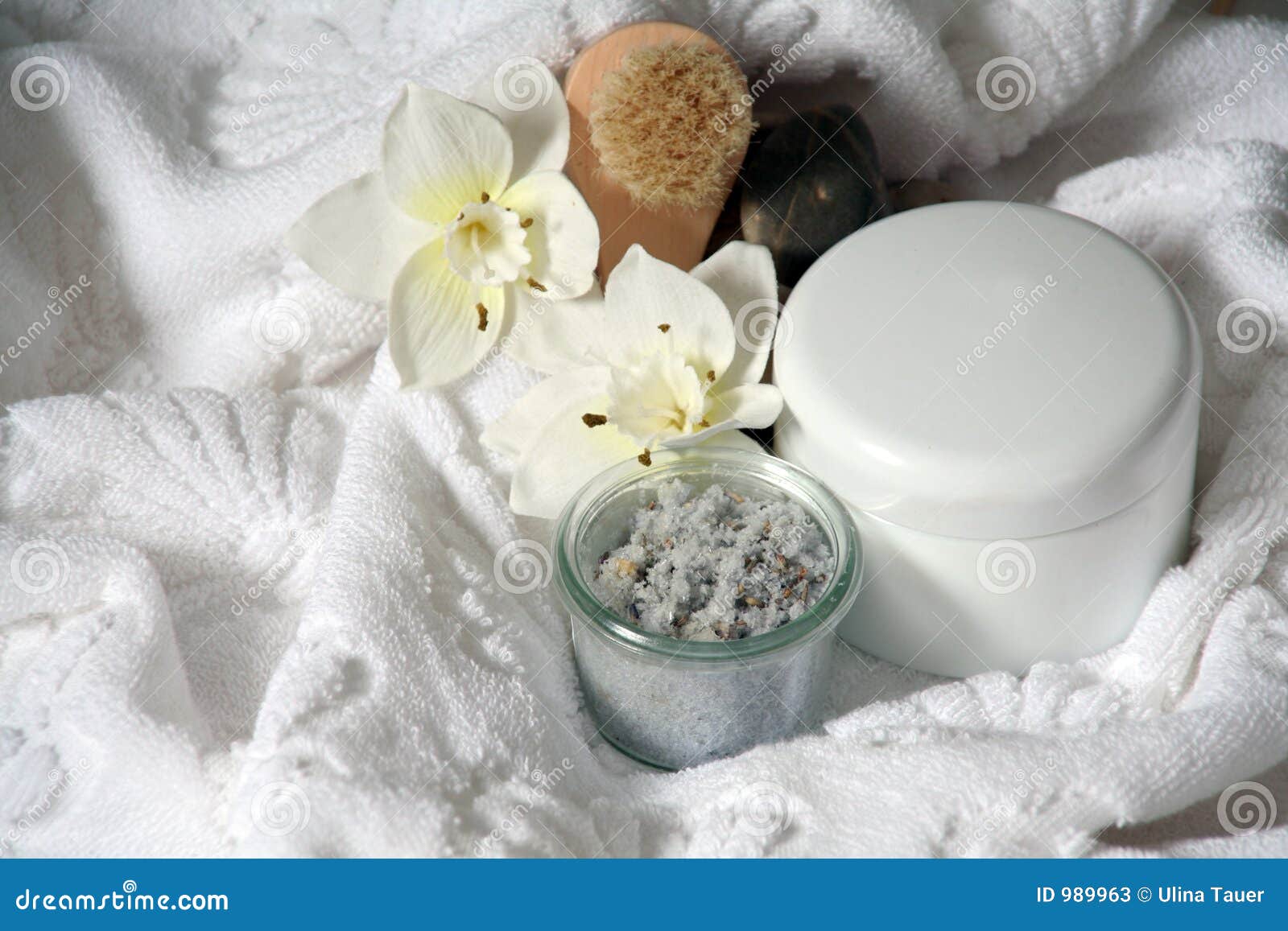White Spa 1 stock image. Image of stones, flower, beauty - 989963