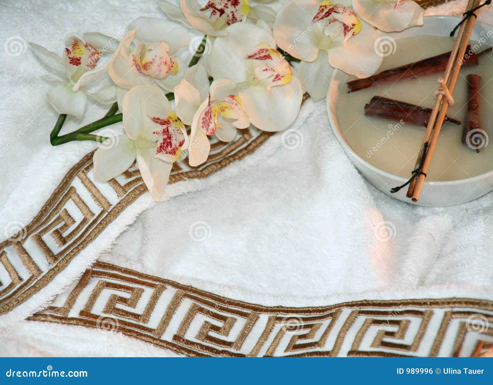 White Spa 2 stock photo. Image of pastel, cinnamon, white - 989996