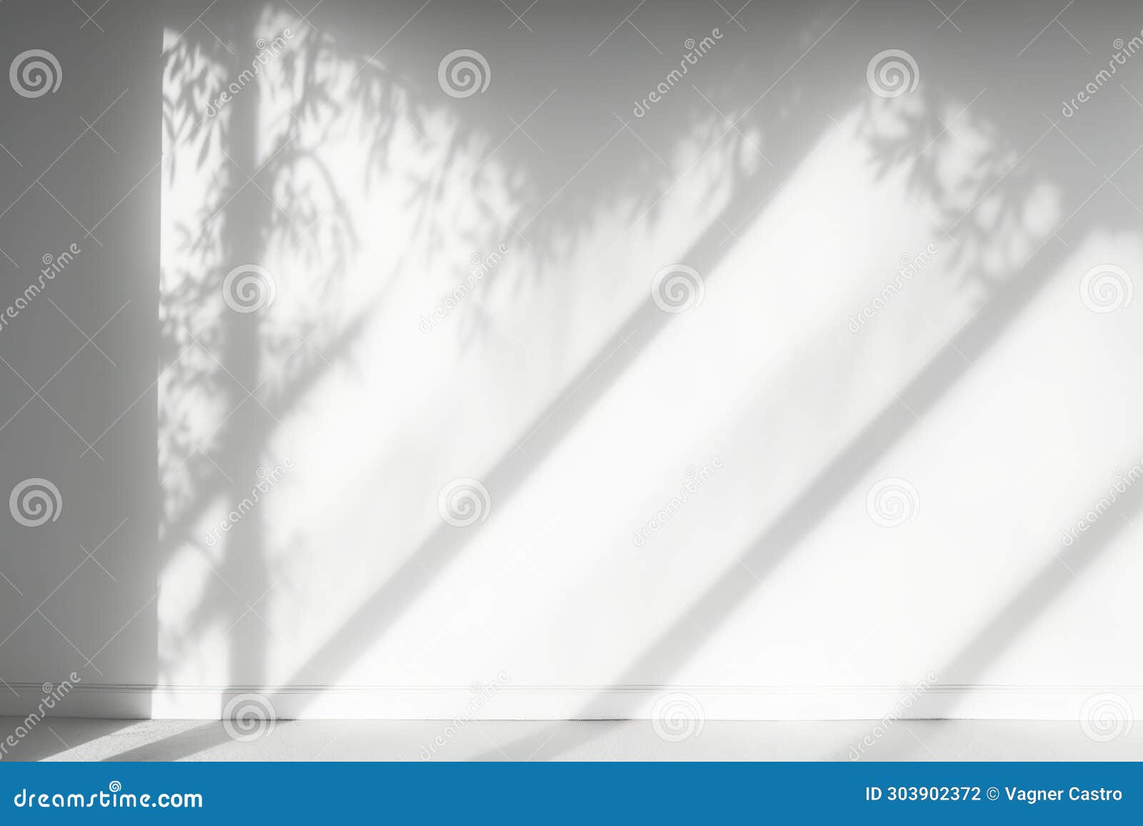 White Space Abstract Background with Window Drop Shadow. Stock ...