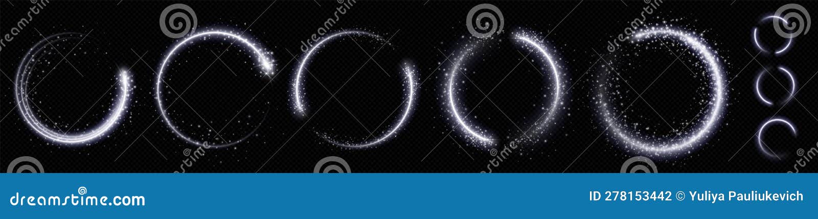 Spark Circle Fire Cartoon Vector Illustration | CartoonDealer.com ...