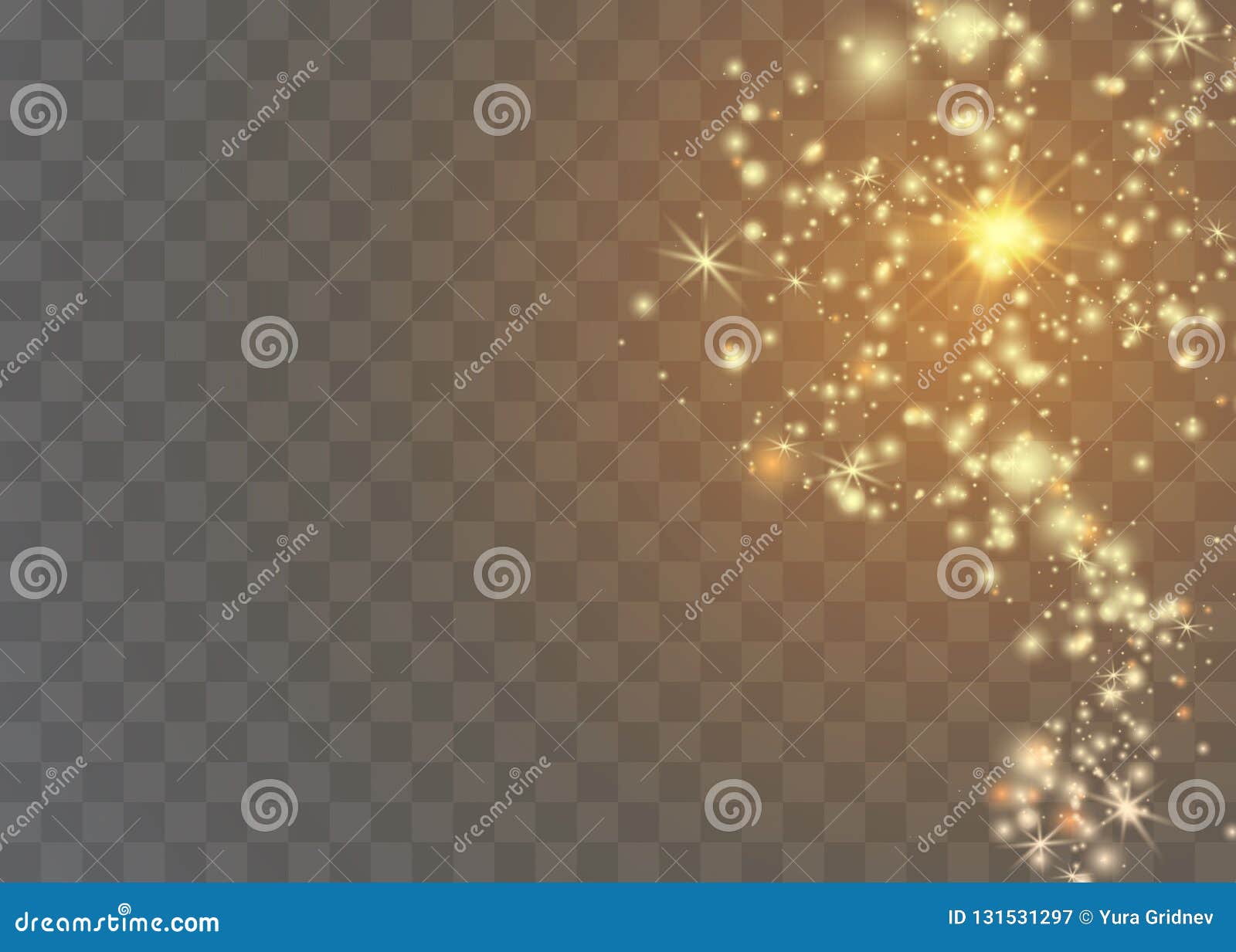 White Sparks Glitter Special Light Effect. Vector Sparkles on ...