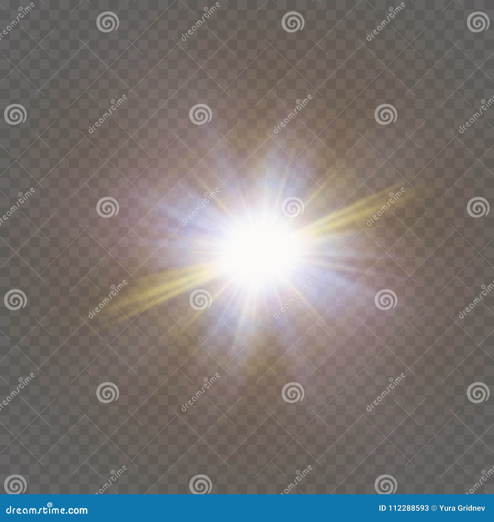 White Sparks Glitter Special Light Effect. Vector Sparkles on ...