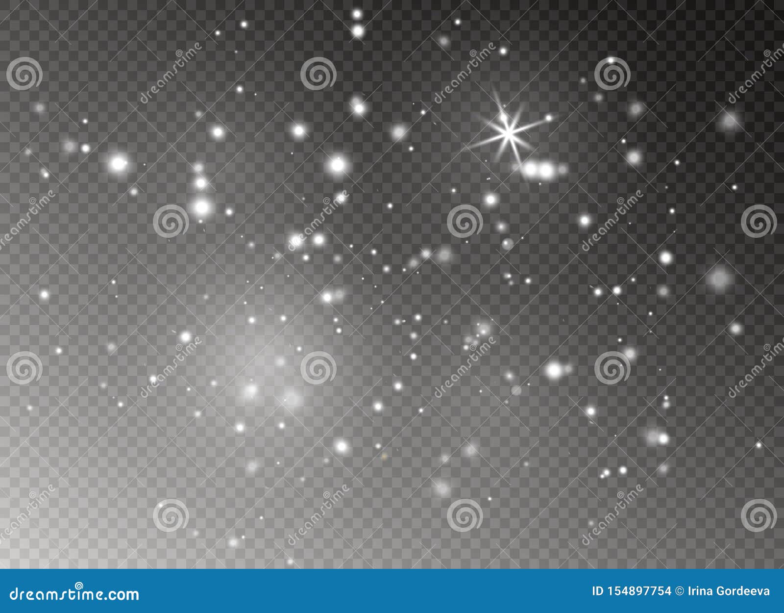 Sparkling magic dust stock vector. Illustration of magic - 154897754
