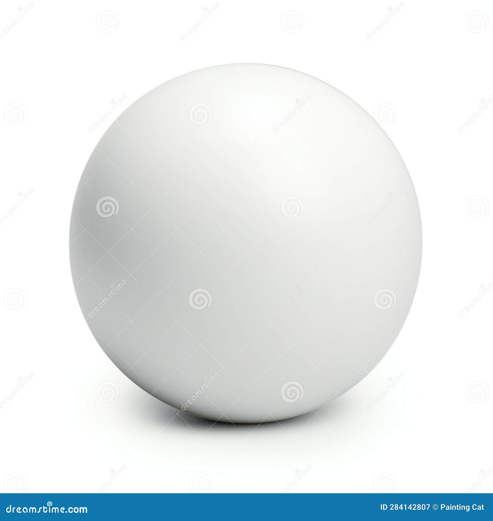 White Sphere Isolated on White Background Stock Illustration ...