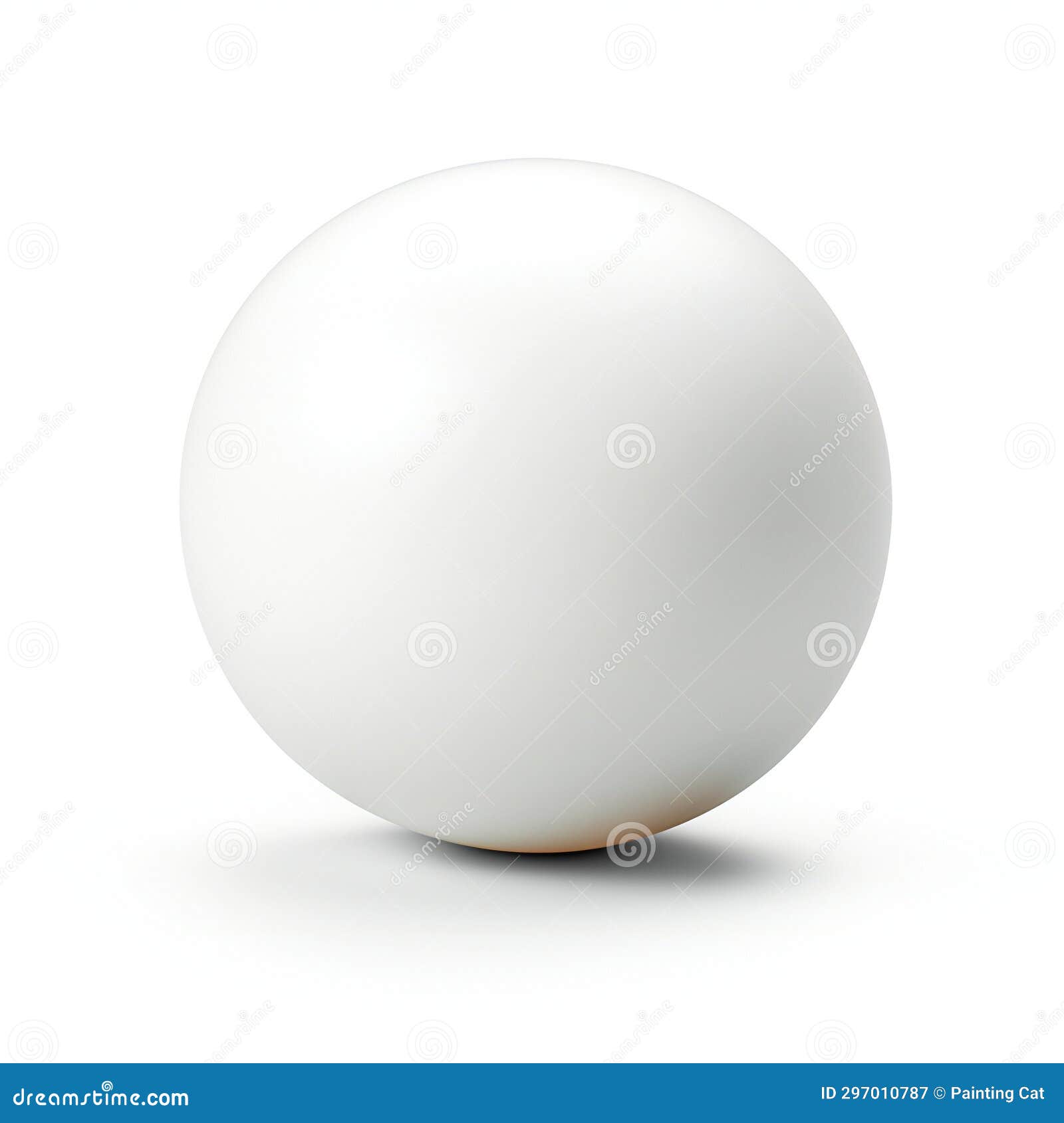White Sphere Isolated on a White Background Stock Illustration ...