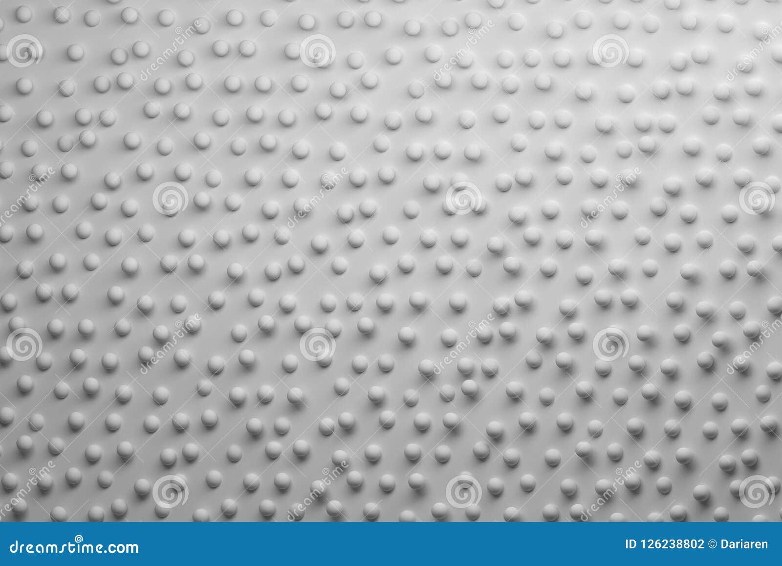 White Spheres on the Plain Surface. Stock Illustration - Illustration ...