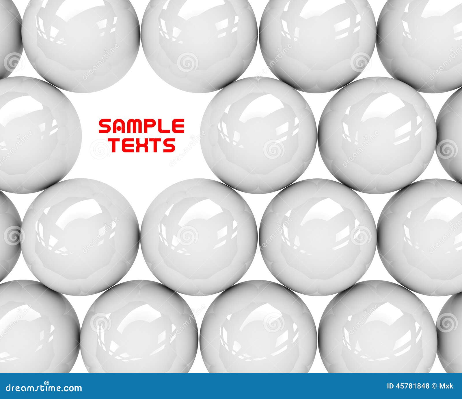 White spheres stock illustration. Illustration of three - 45781848