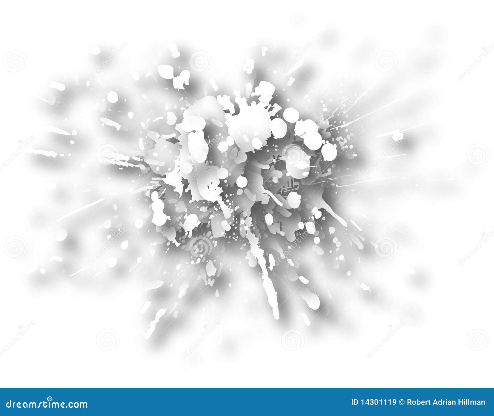 White spill stock illustration. Illustration of splash - 14301119