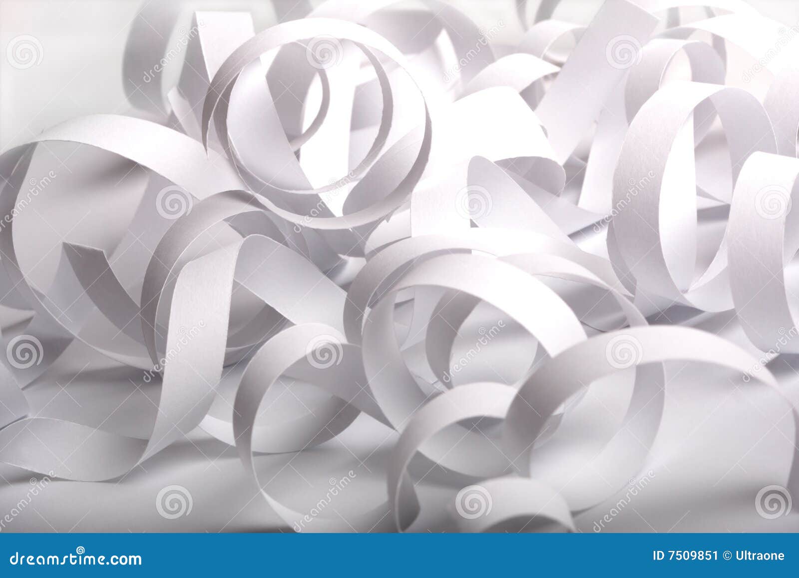 White Spiral Paper Abstract. Stock Image - Image of shapes, white: 7509851