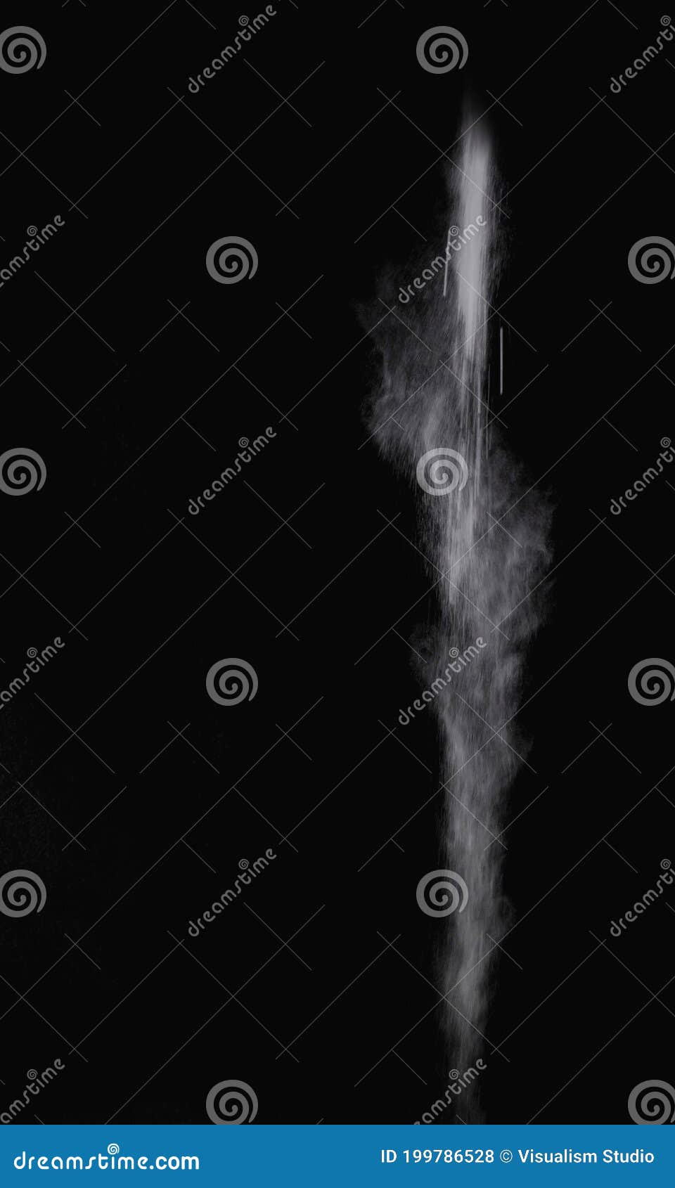 White Spiral Vertical Abstract Dust Overlay Texture Powder Splash ...