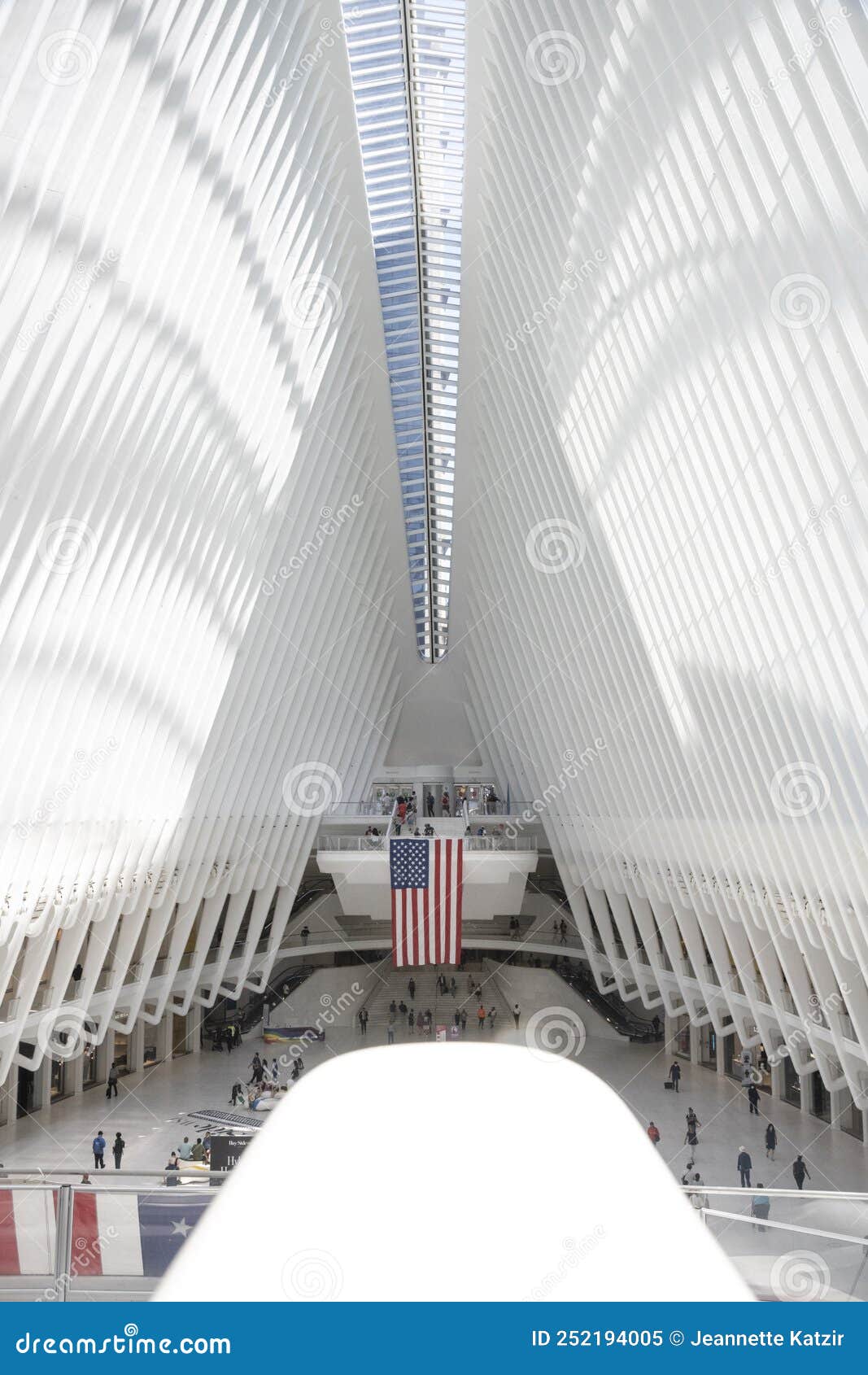 White Spires of New Yorks 911 Memorial Mall Editorial Image - Image of ...