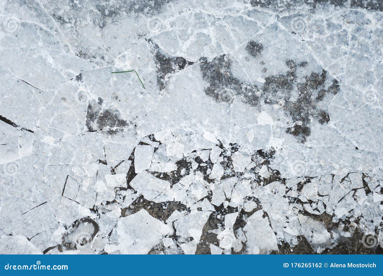 Broken Ice. Texture and Background for the Design. Stock Photo - Image ...