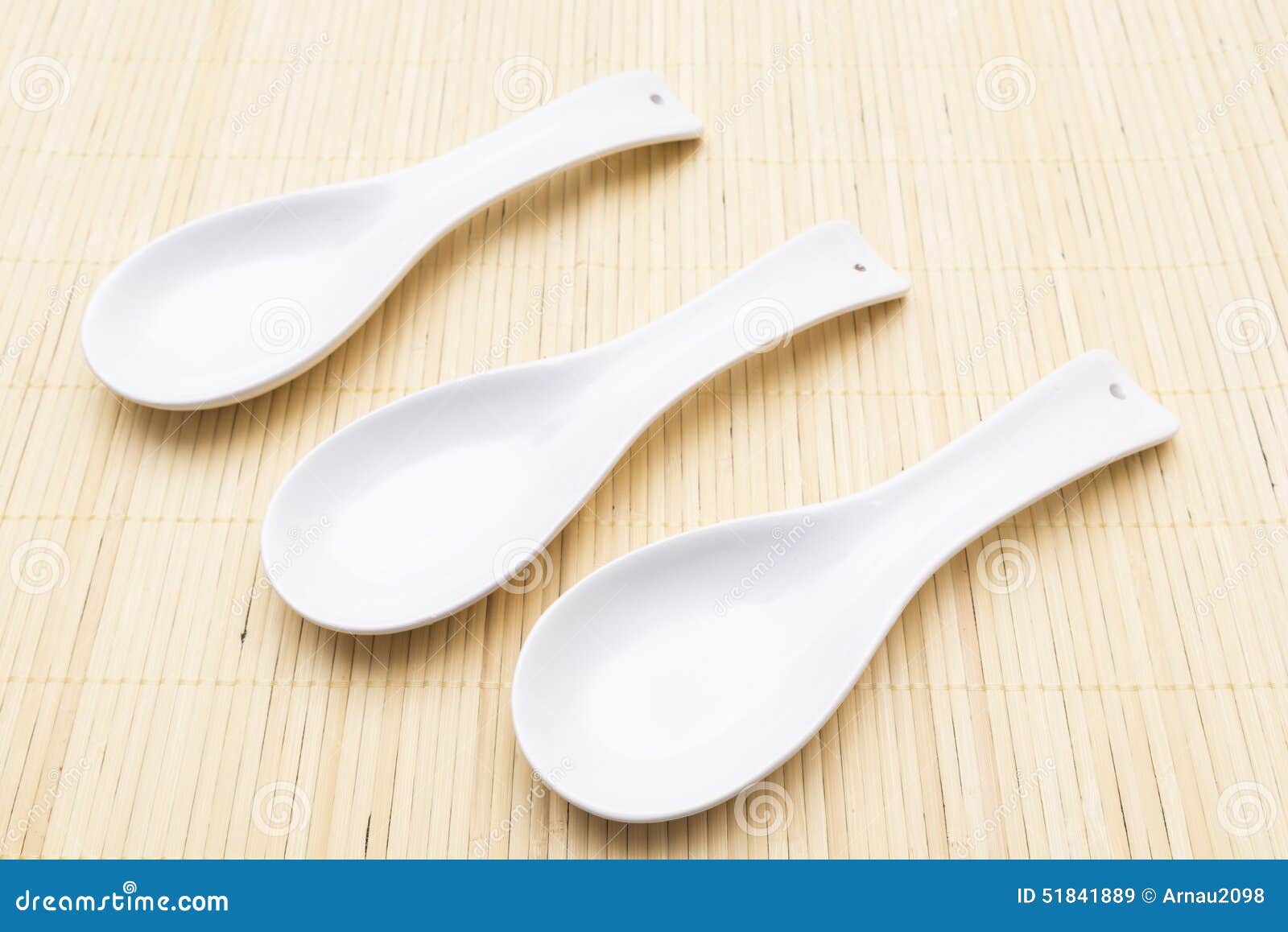 White spoons stock image. Image of kitchenware, style - 51841889