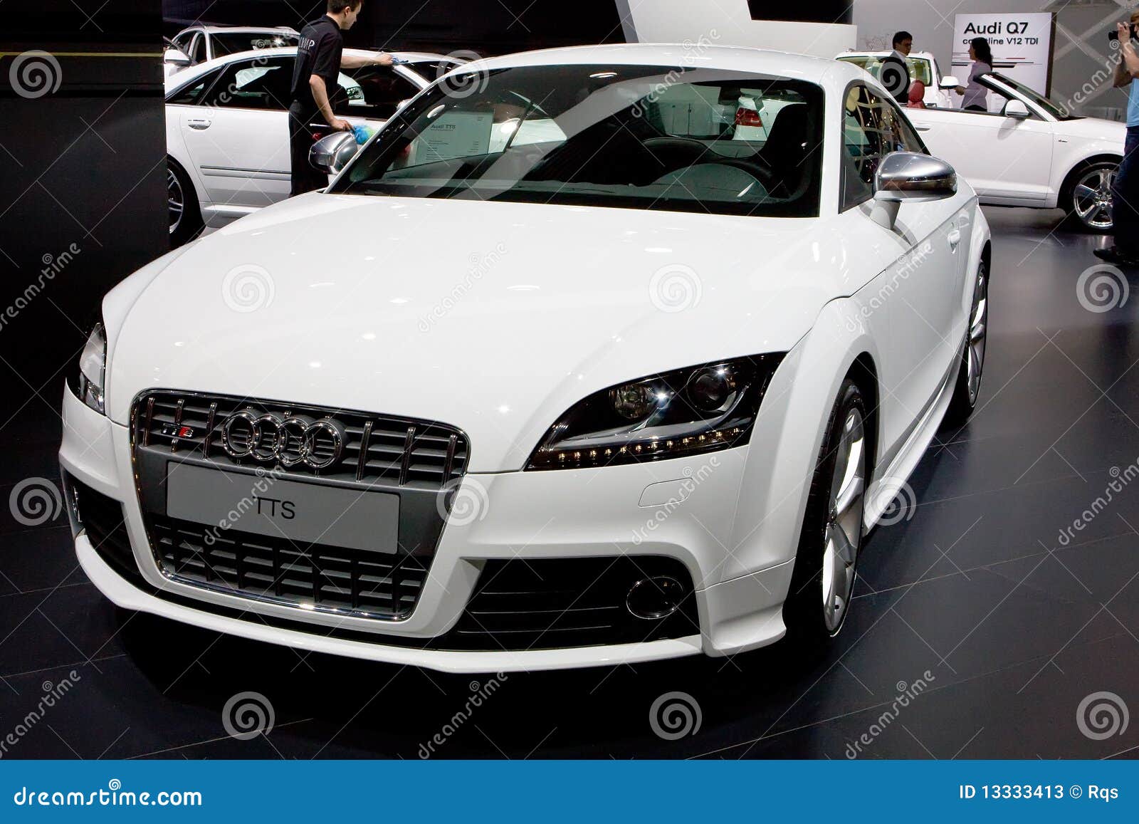 White sport car Audi editorial stock photo. Image of sport - 13333413