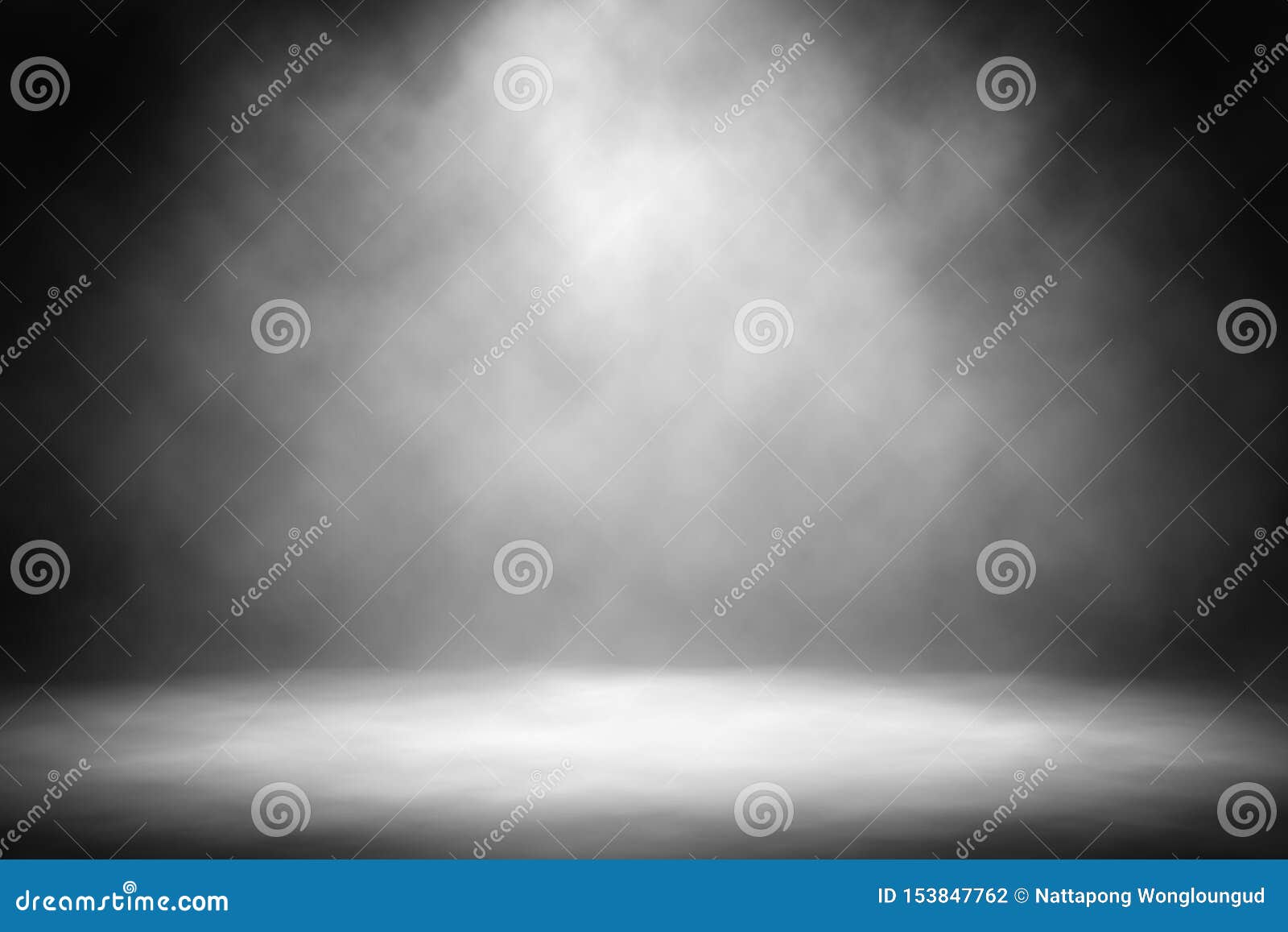 White Spotlight Smoke on Stage Entertainment Background Stock Photo ...