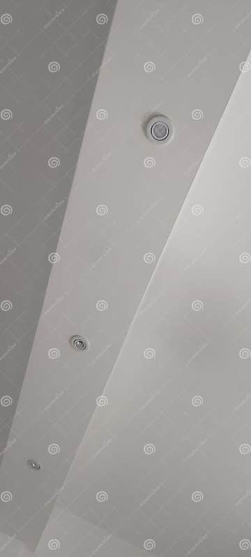 White Spots on a White Ceiling Stock Photo - Image of white, design ...