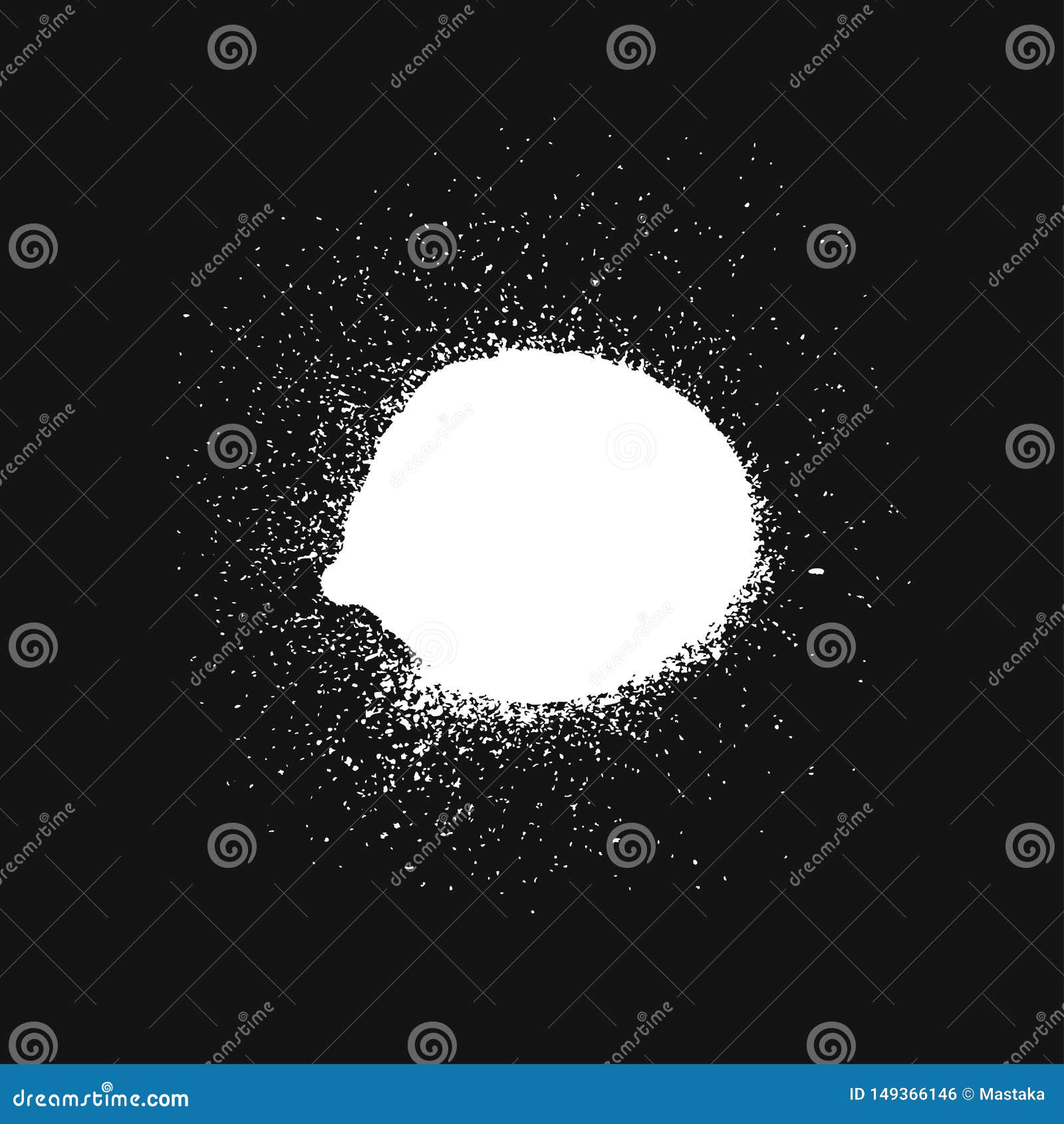 White Set Spray Collection Different Paint Splatter And Blob Splash ...