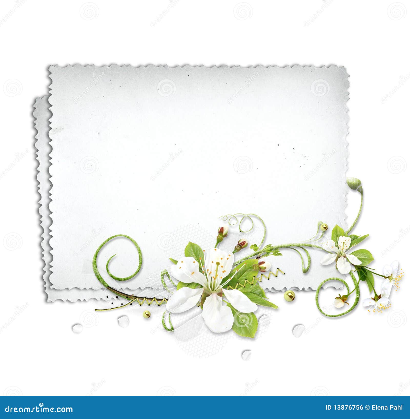 Spring, Frame Template With Sunny Landscape For Sale, Announcement ...