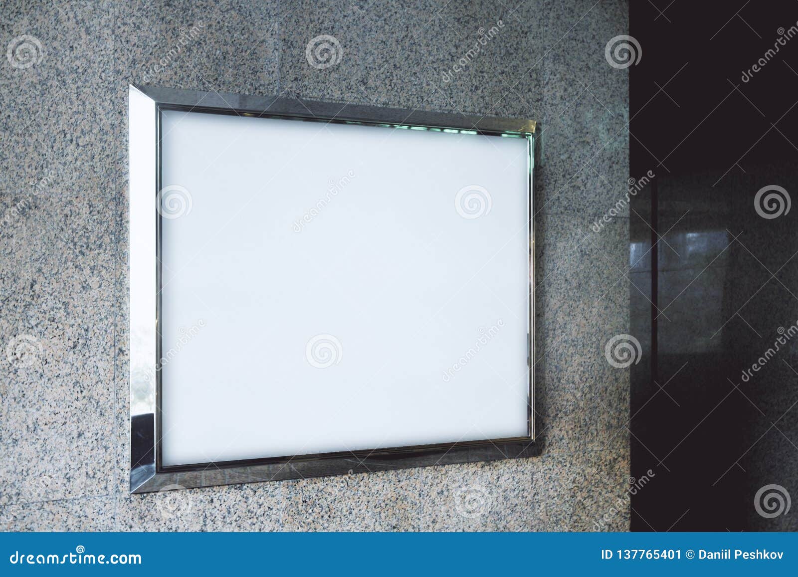 White square banner stock image. Image of banner, mockup - 137765401