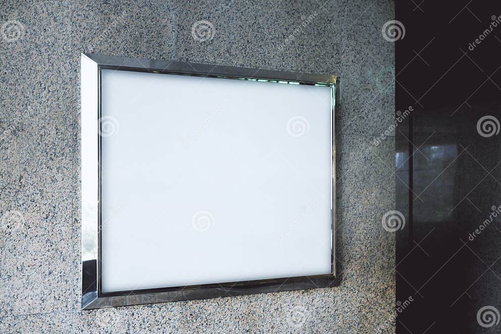 White square banner stock image. Image of banner, mockup - 137765401