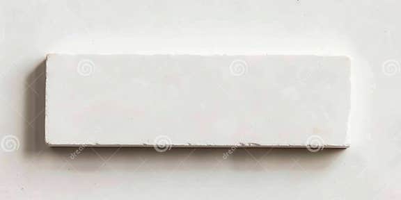 A White Square Block on a Table Stock Image - Image of property ...