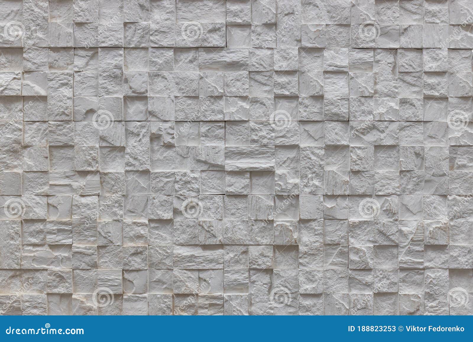 Texture of Gray Facing Bricks in the Form of Small Squares, Background ...