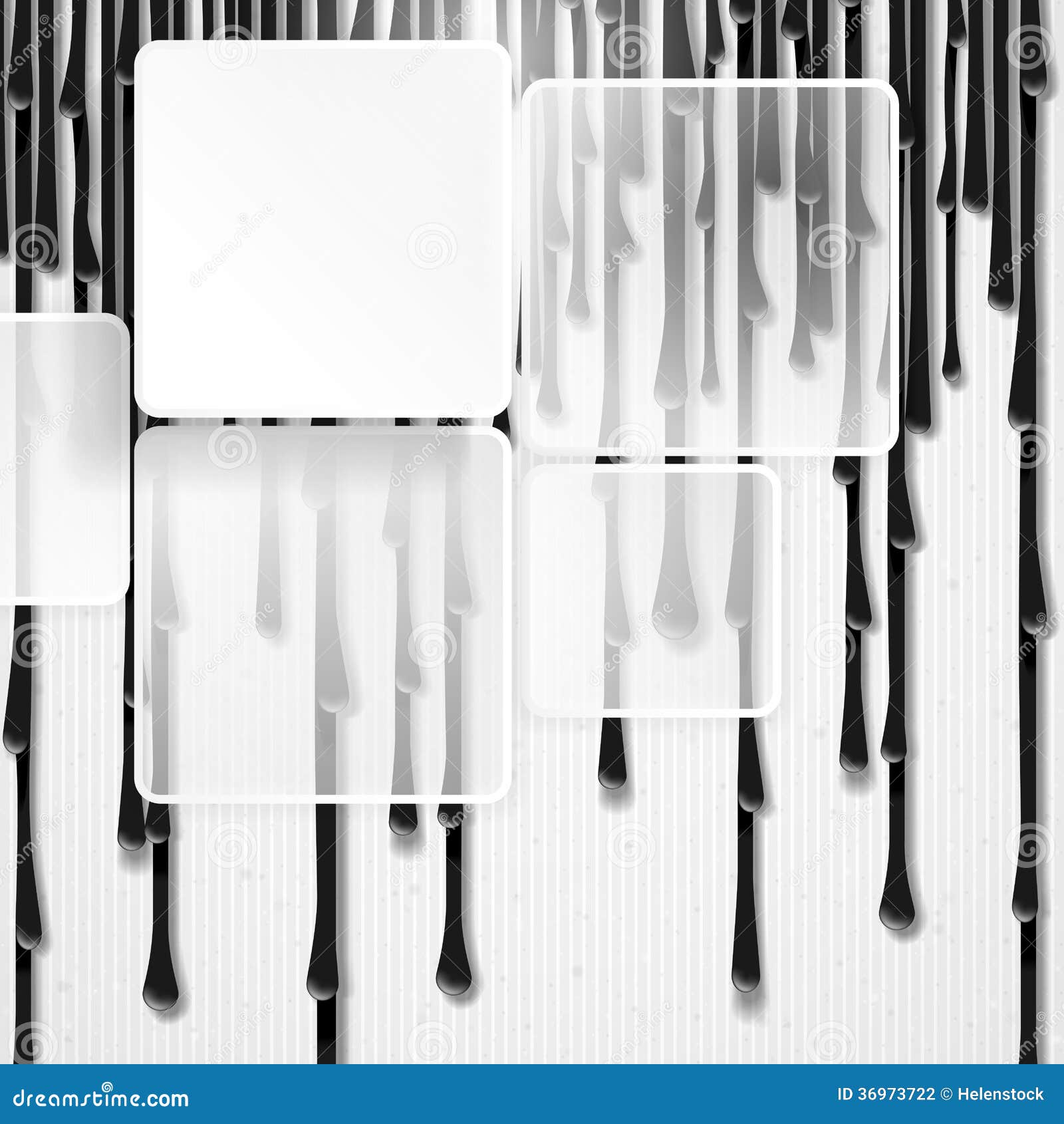 White Square Element on Stripes Background. Stock Vector - Illustration ...