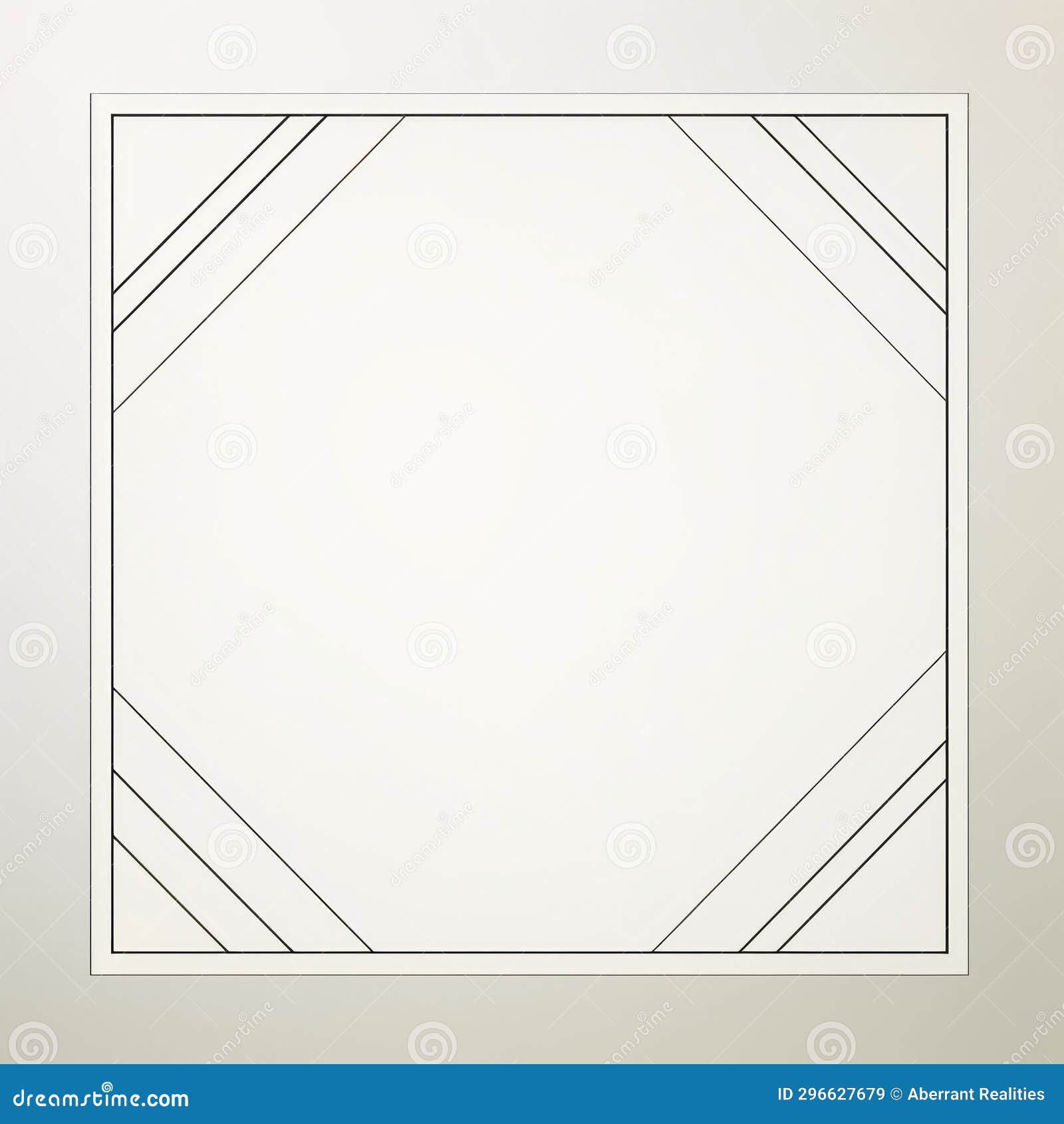 A White Square with Lines on it Stock Illustration - Illustration of ...