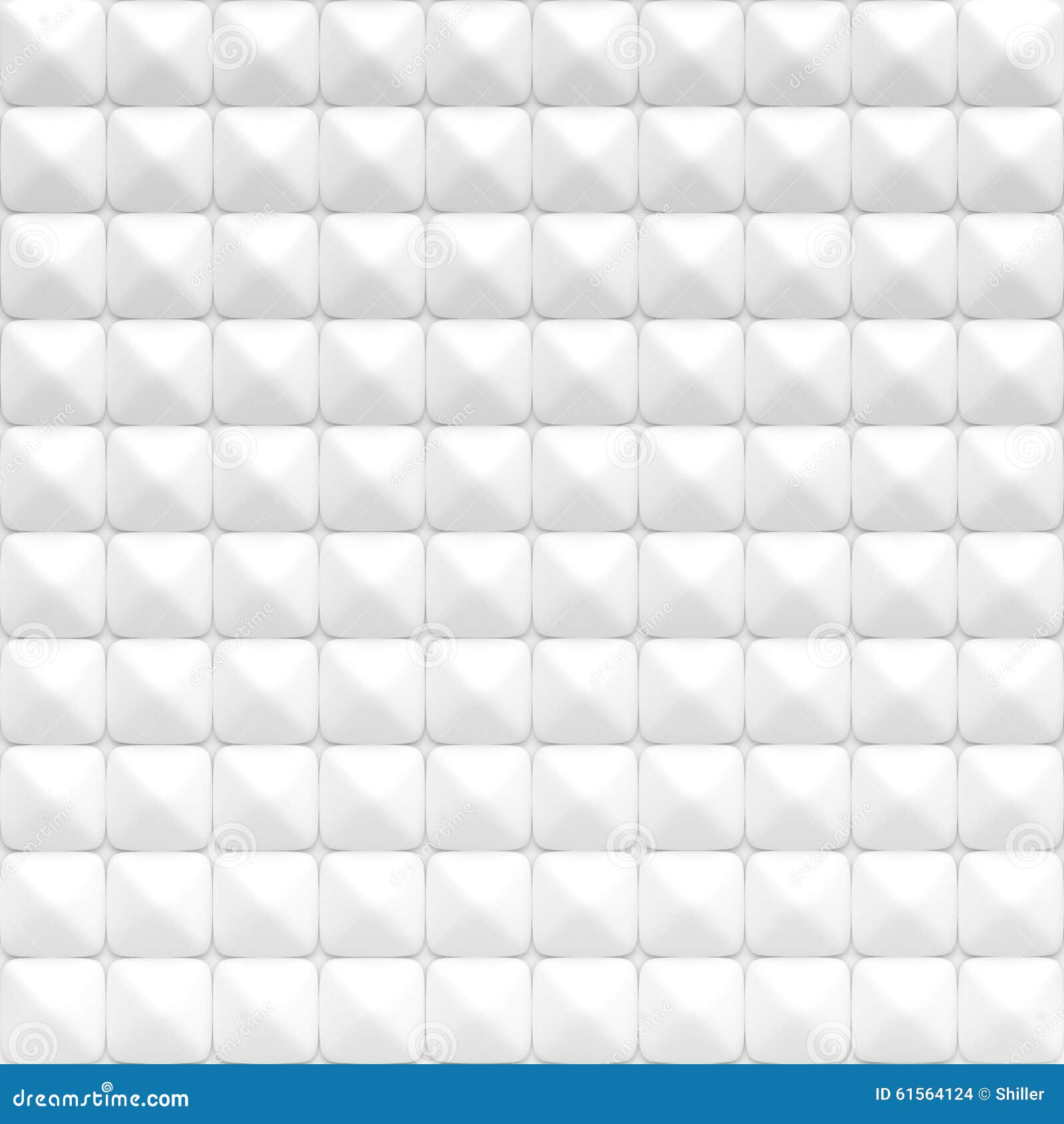 White Square Pyramids With Smooth Rounded Edges - Square Background ...