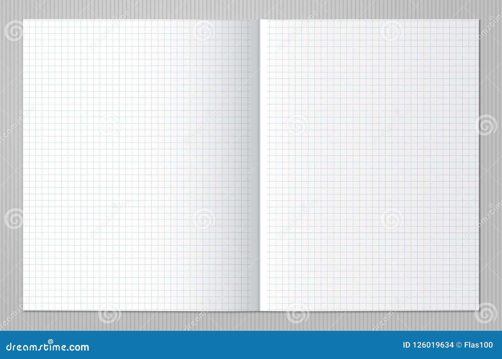 Squared Note Paper Cartoon Vector | CartoonDealer.com #24989359