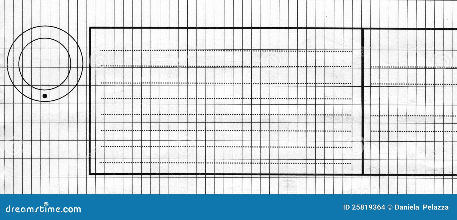 White squared paper sheet. stock photo. Image of closeup - 25819364