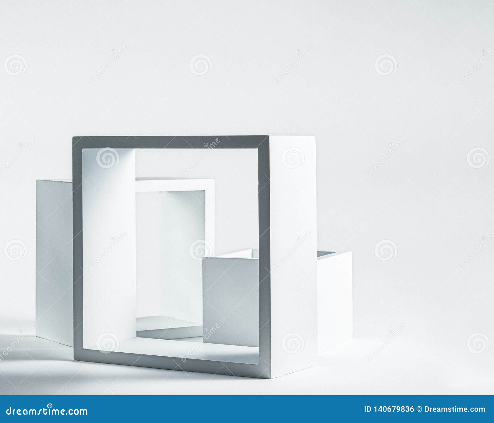 White Squares on White Background Stock Photo - Image of building ...