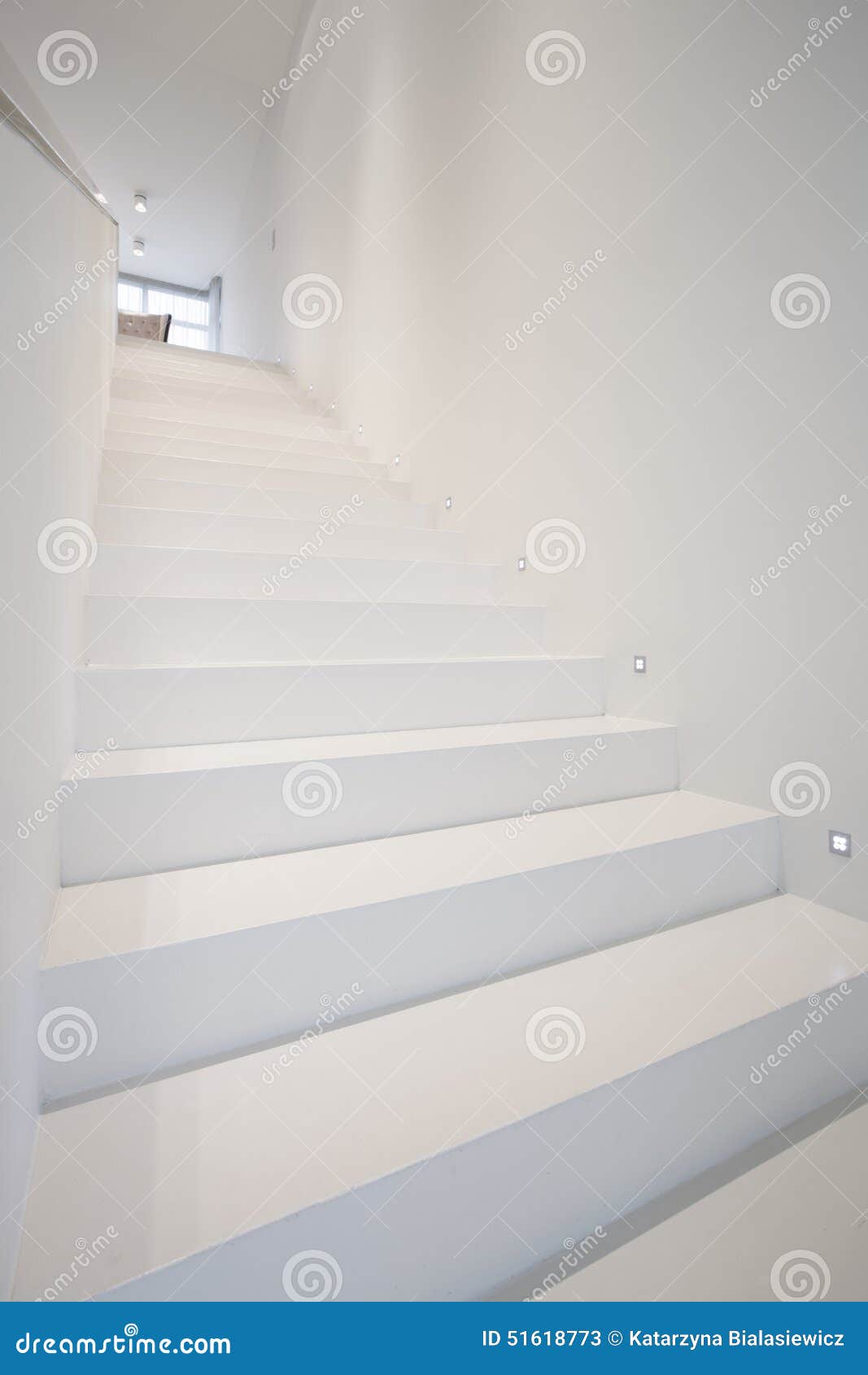 White Stairs Royalty-Free Stock Photography | CartoonDealer.com #46276421
