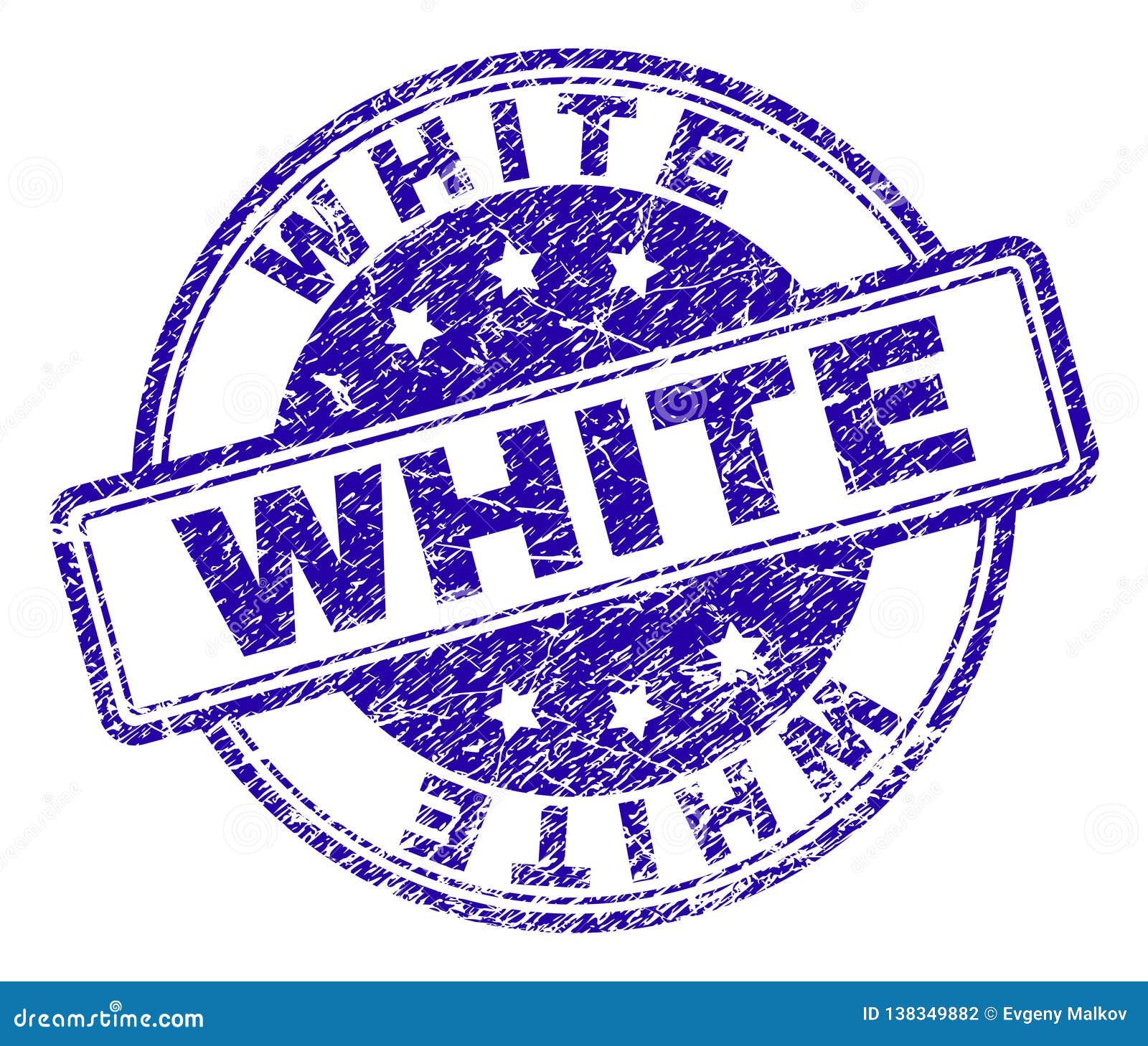 Grunge Textured WHITE Stamp Seal Stock Vector - Illustration of word ...