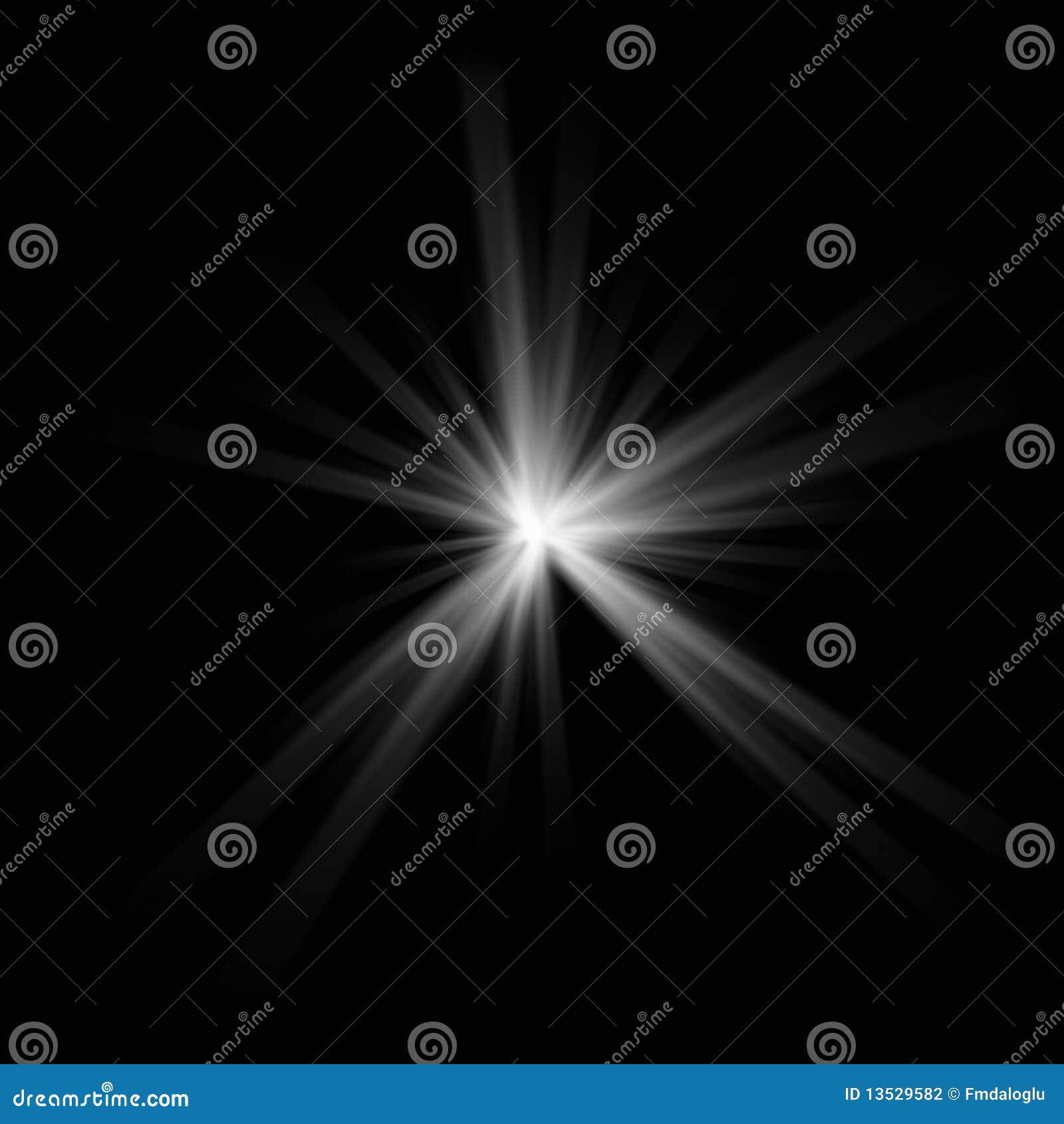 White star flash. stock illustration. Illustration of igniting - 13529582