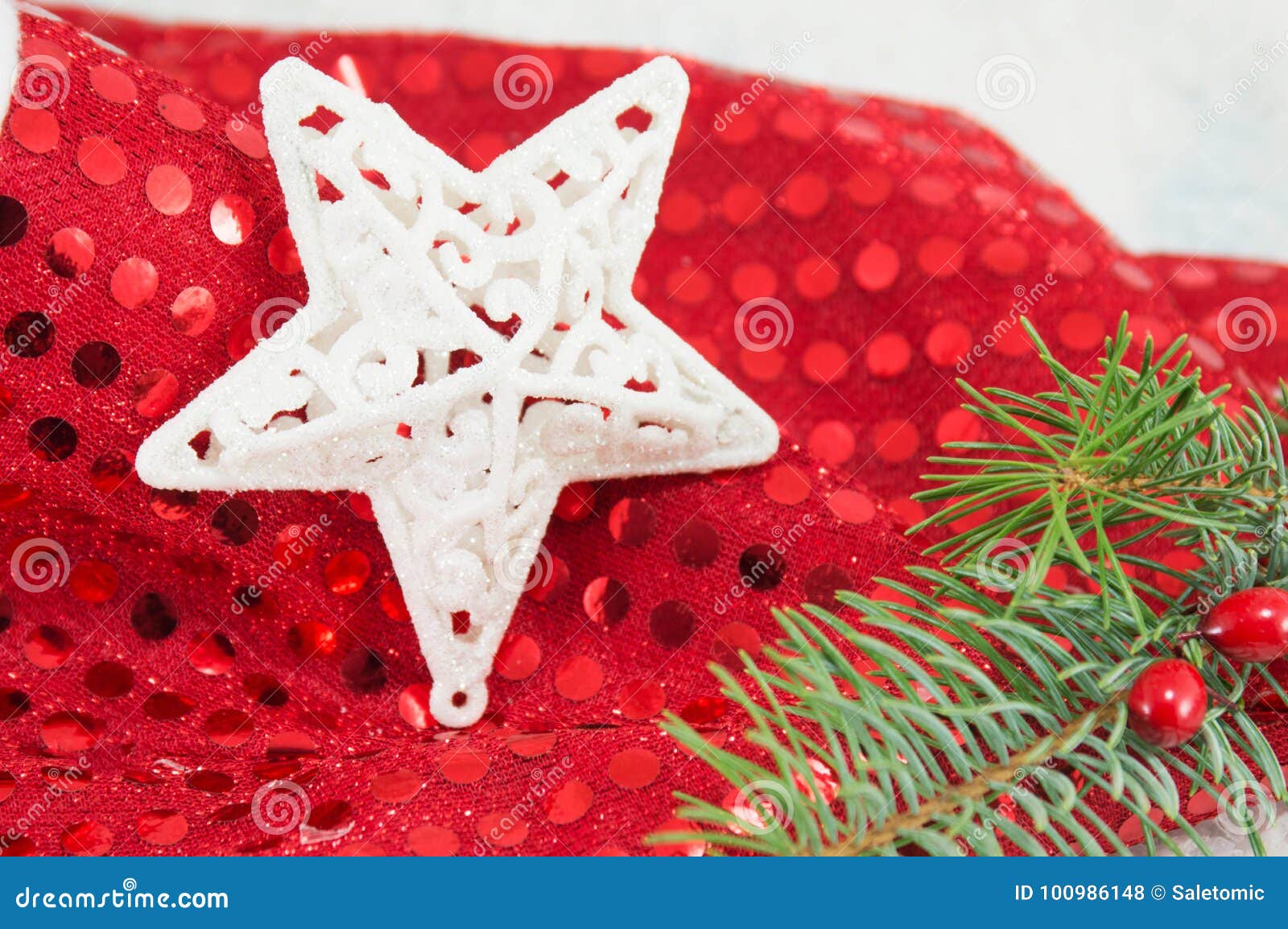 White Star on Shiny Santa Hat Stock Photo - Image of pink, closeup ...