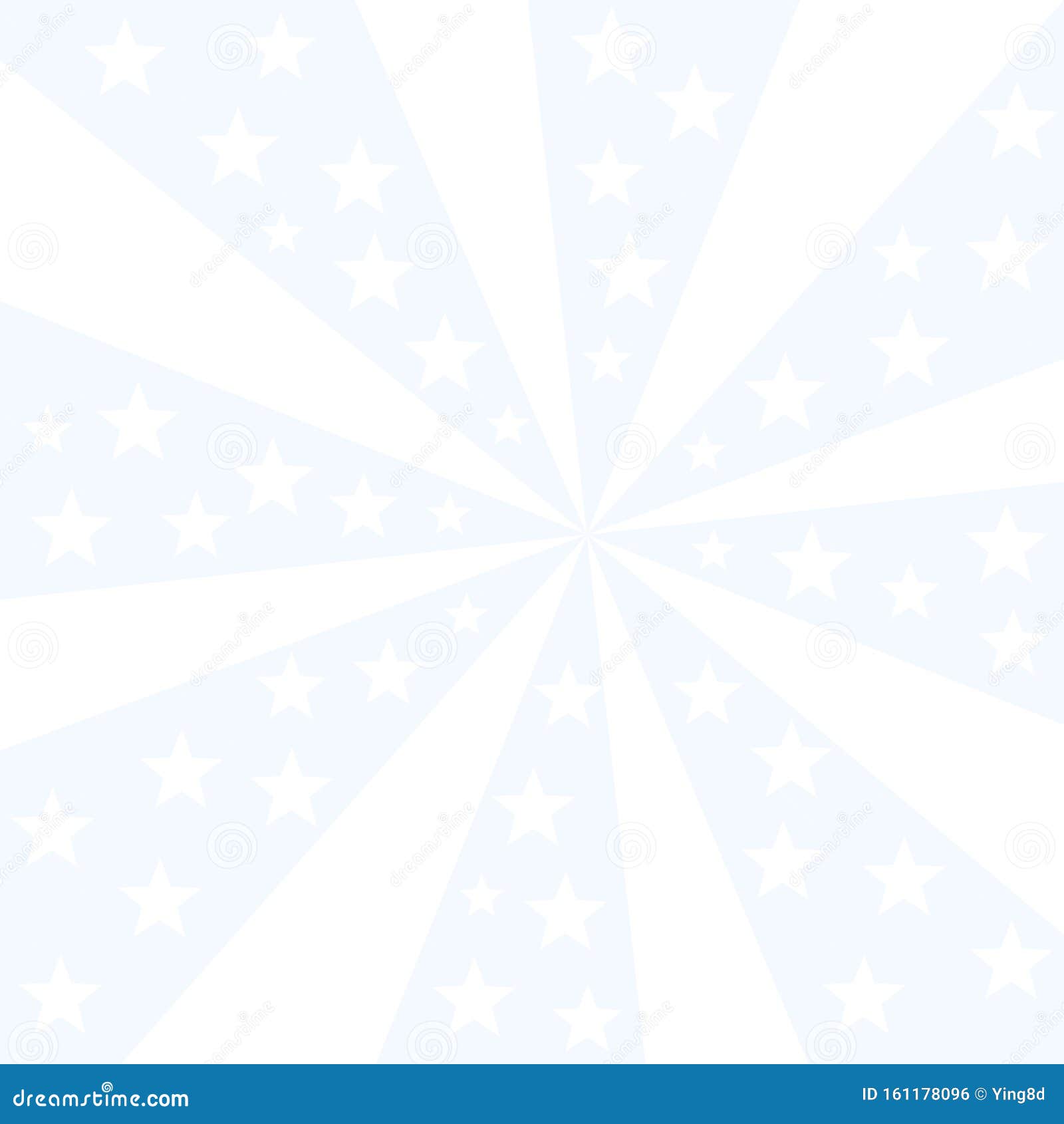 White Stars Exploding on Blue Light Ray Like Laser Striped Background ...