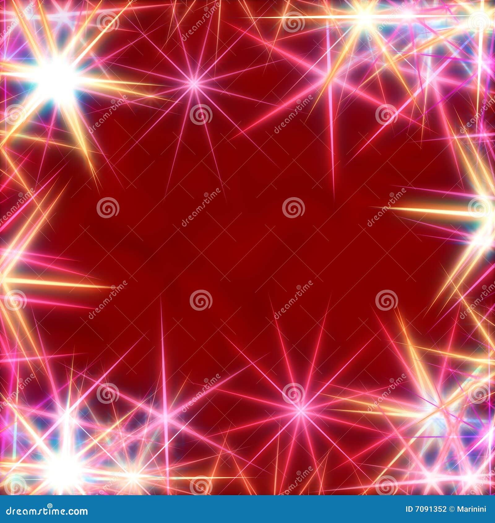White Stars Over Red Background Stock Illustration - Illustration of ...