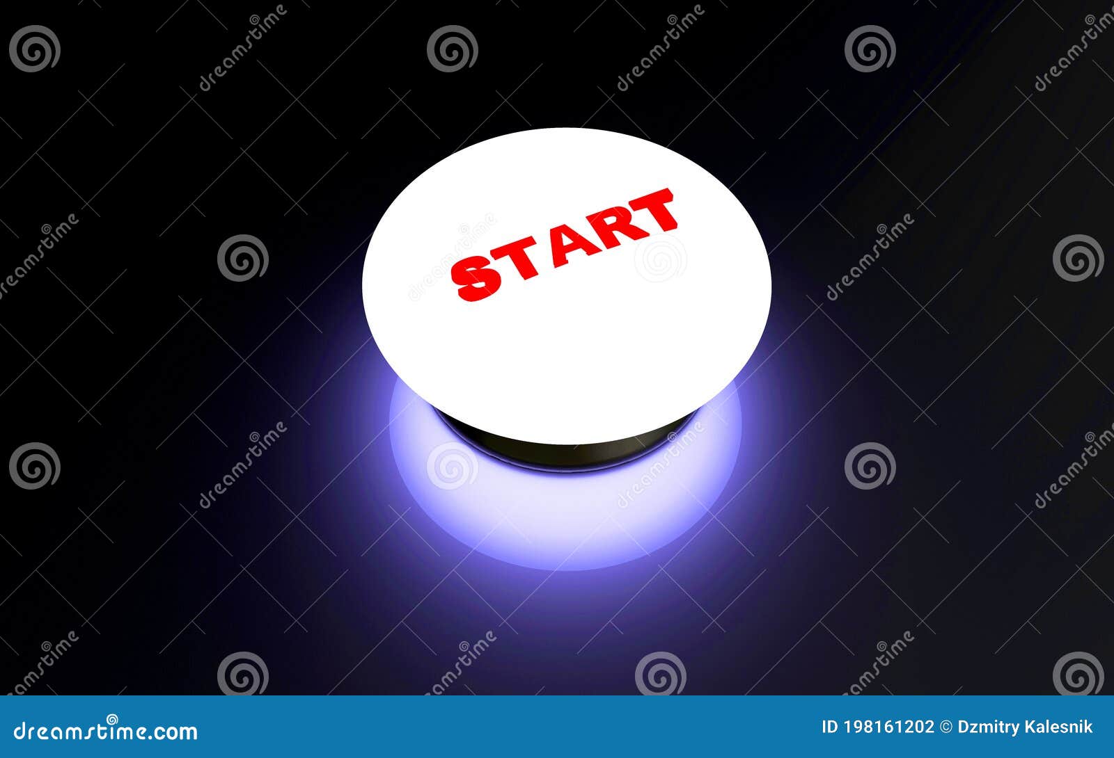 The White Start Button Royalty-Free Illustration | CartoonDealer.com ...