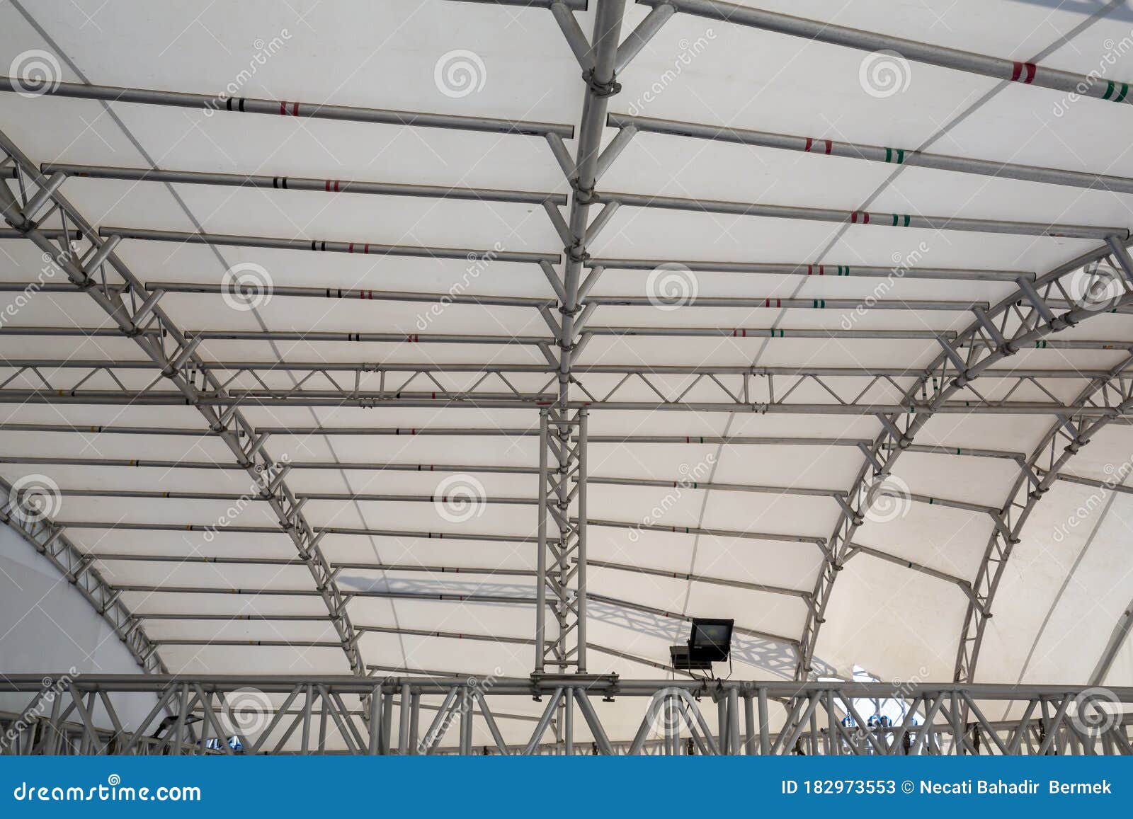 Steel frame stock image. Image of ceiling, frame, industrial - 182973553