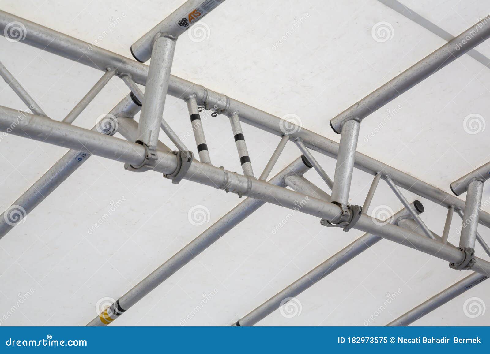 Steel frame stock image. Image of design, pattern, industry - 182973575