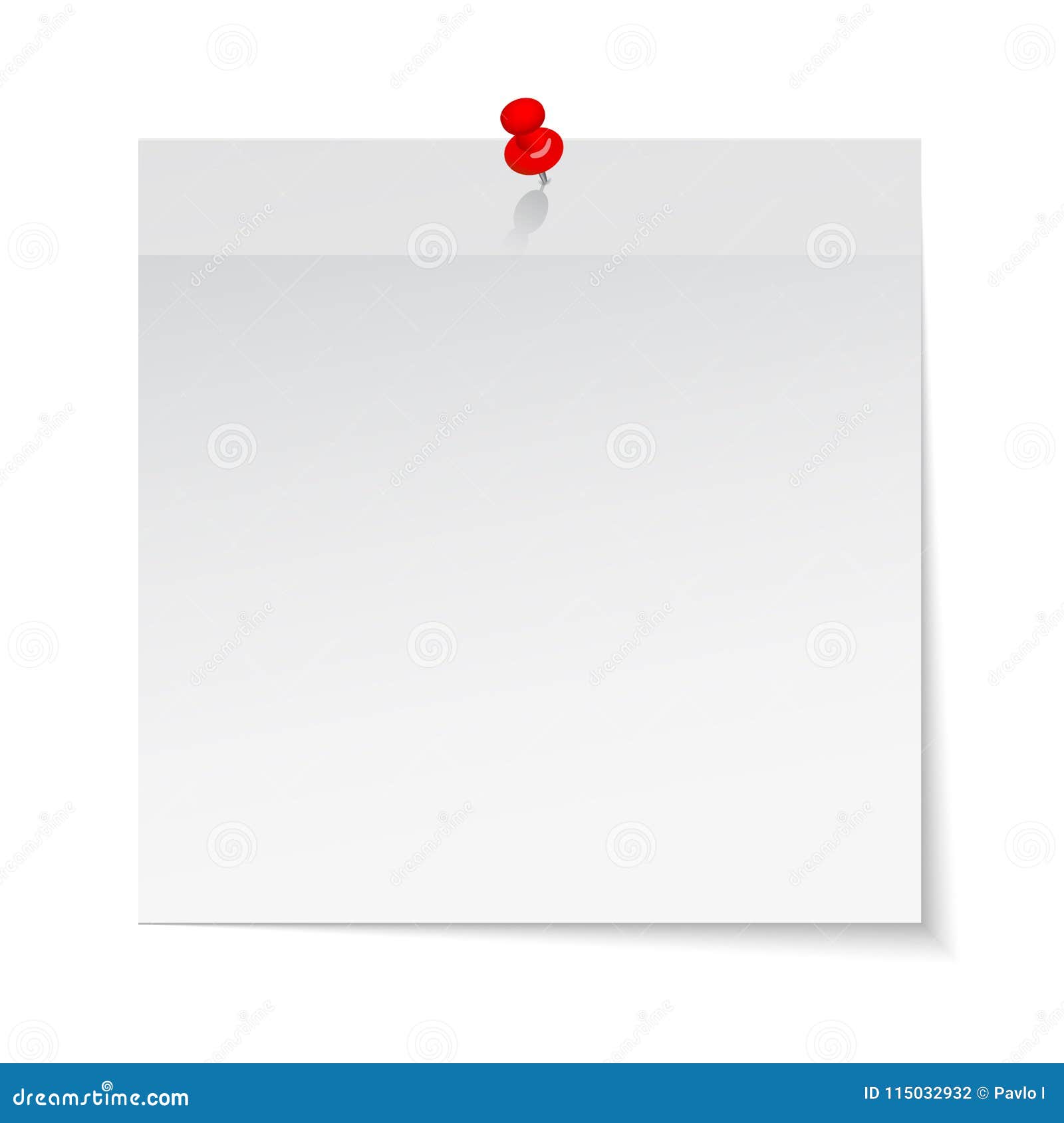 White Sticky Papers - Vector Stock Vector - Illustration of location ...