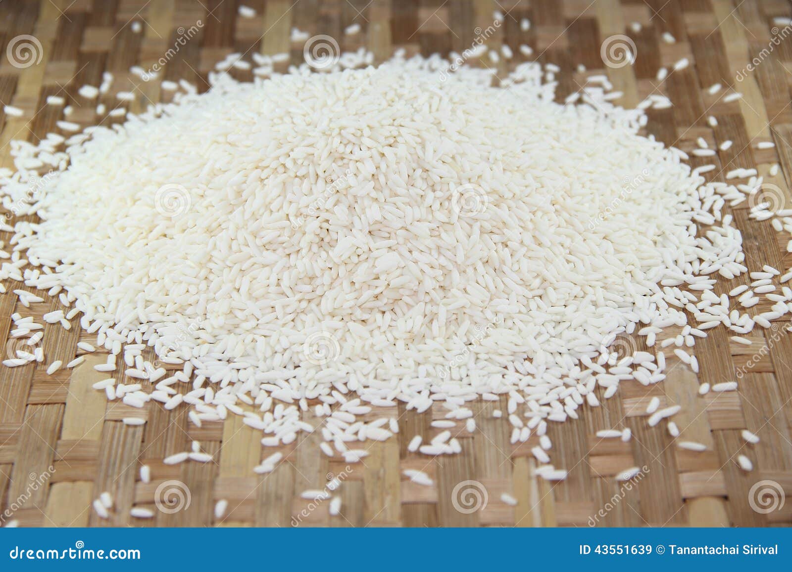 White sticky rice stock image. Image of drought, bamboo - 43551639