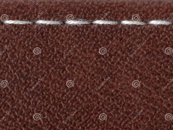 White stitch stock photo. Image of brown, artifical, hard - 1036876