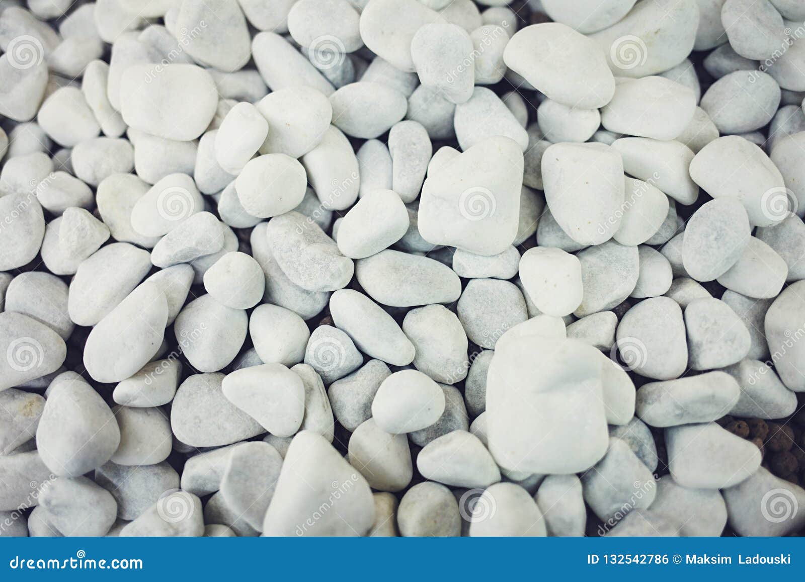 White stone stock photo. Image of view, pebbles, garden - 132542786