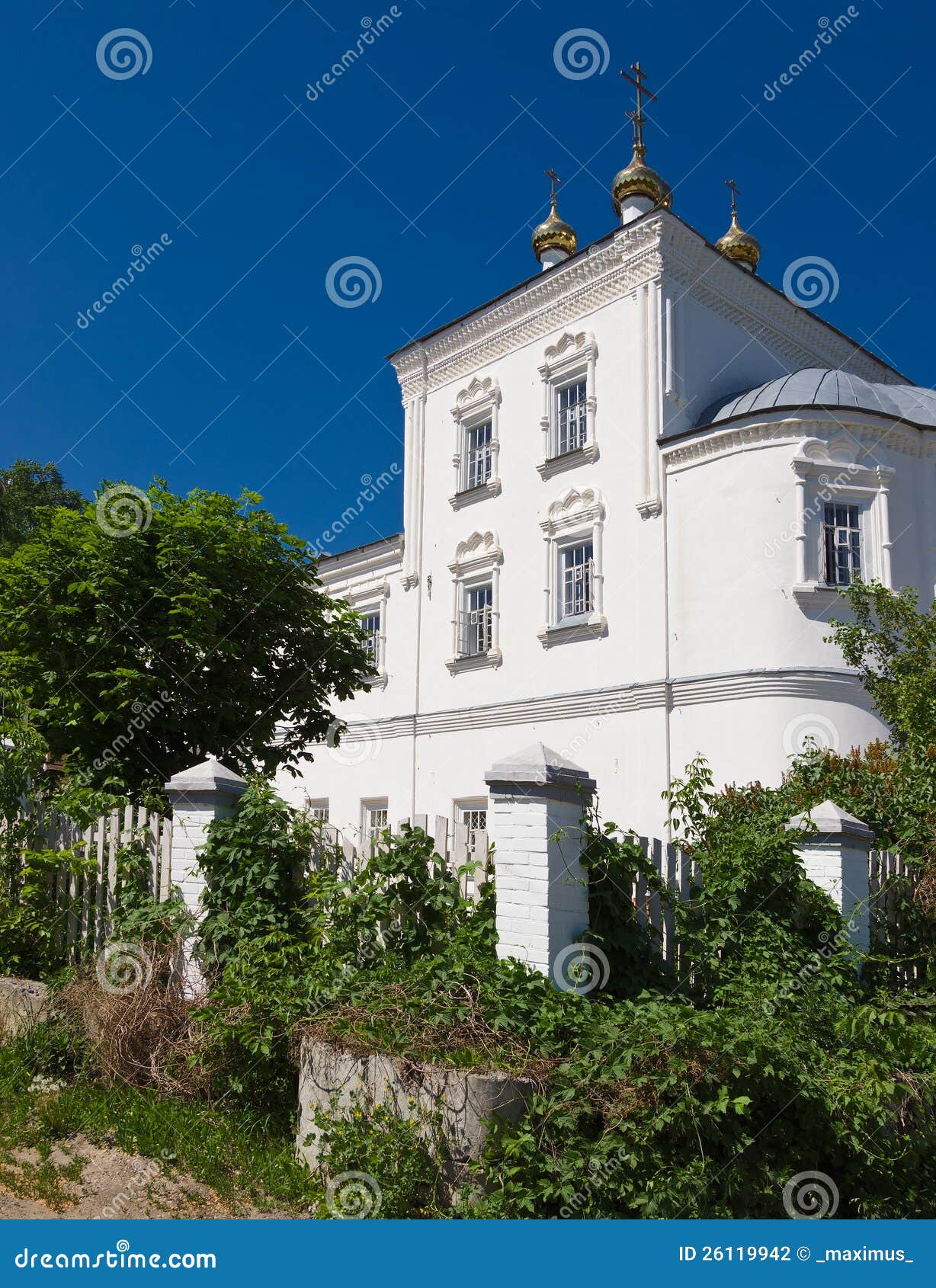 White stone church stock photo. Image of religion, house - 26119942