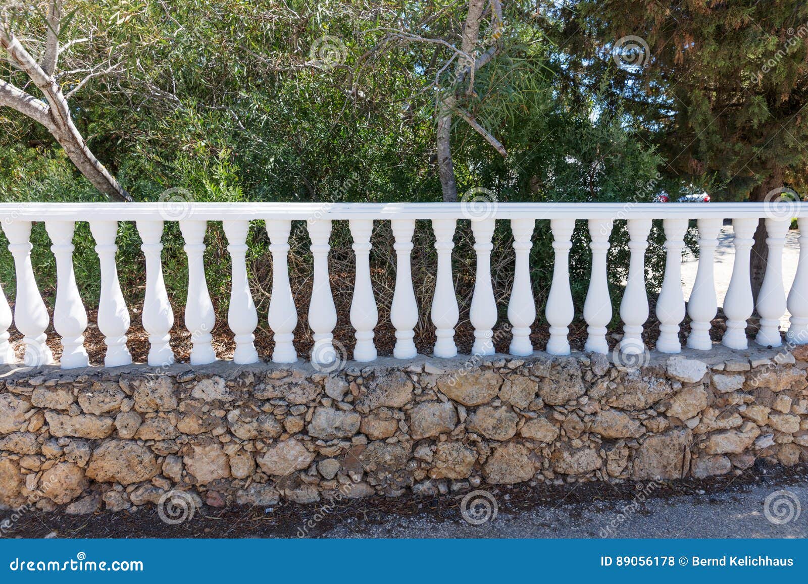White stone fence stock photo. Image of entrance, banister - 89056178