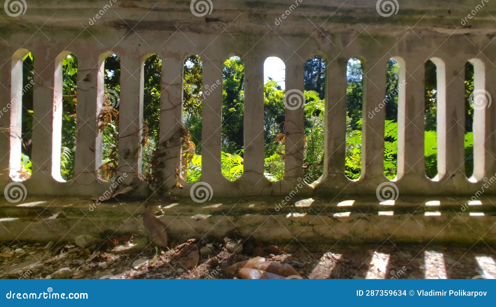 White Stone Parapet in Abandoned House Stock Footage - Video of house ...