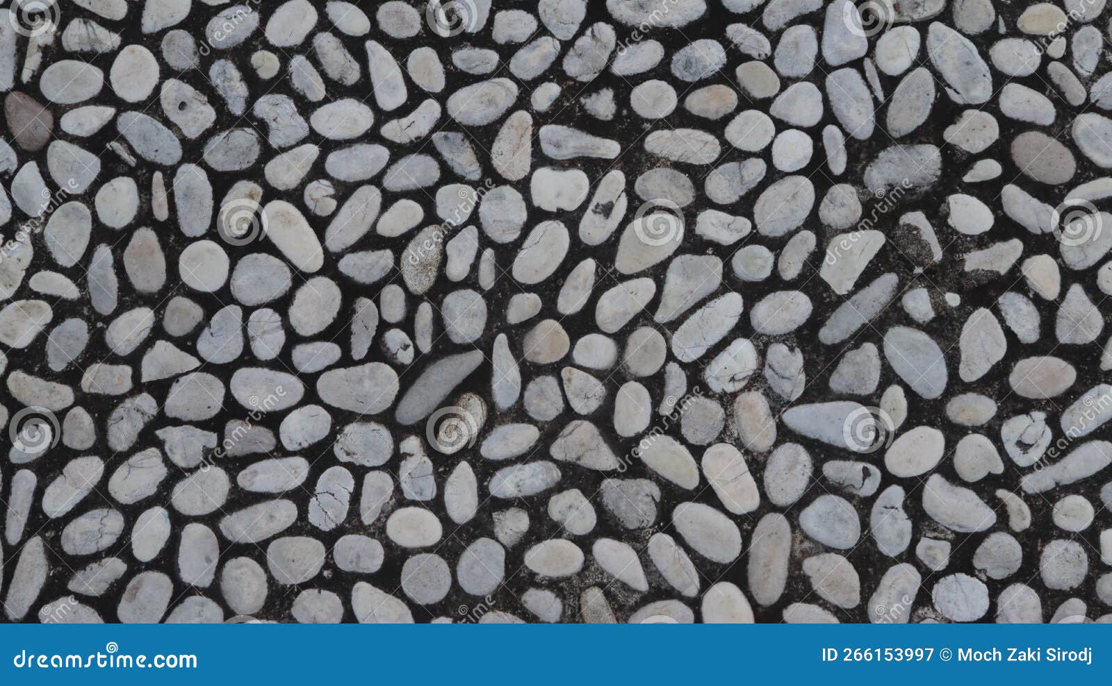 White Stone Paving is Used for Pedestrians Stock Image - Image of used ...