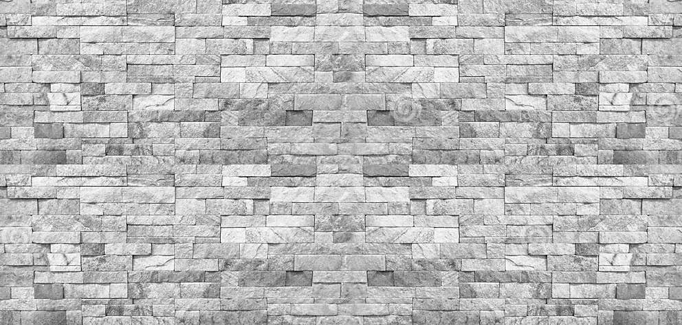 The White Stone Wall Pattern Texture Background Stock Image - Image of ...